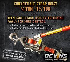 📢 Introducing the Nylon Strap Hoist from Bevins Co.! 🌐 – LineCrew